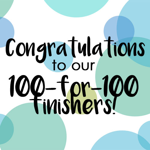 Welcome to our new site, and congratulations to the 100-for-100 ...